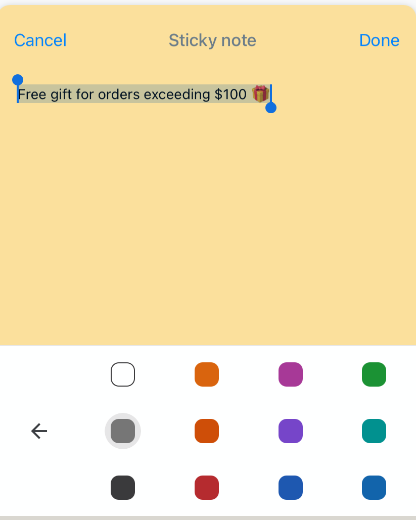 Whiteboard Sticky Notes- iOS and Android