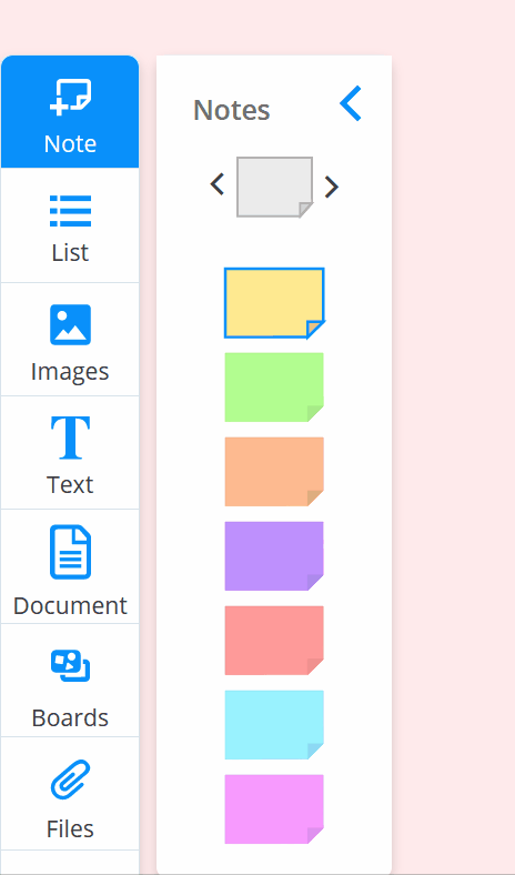 Whiteboard sticky notes