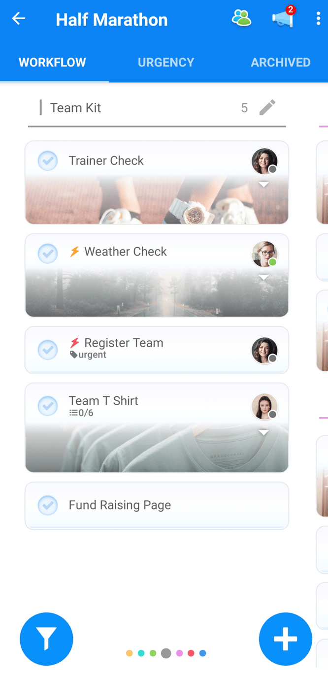 Creating Tasks (iOS and Android)