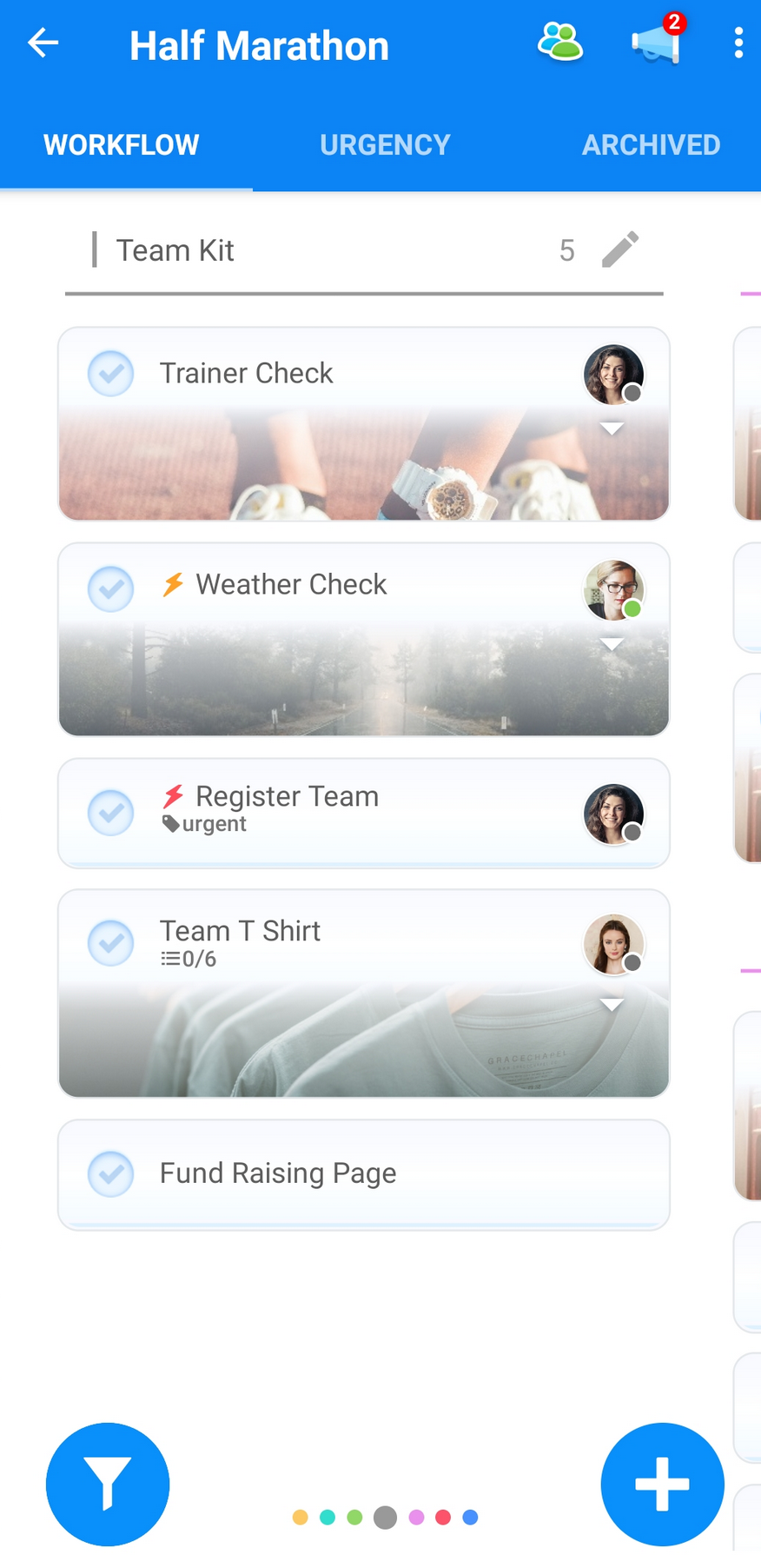 Creating Tasks (iOS and Android)