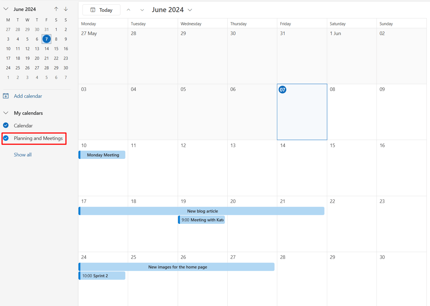 Synchronise Ayoa with Outlook Calendar