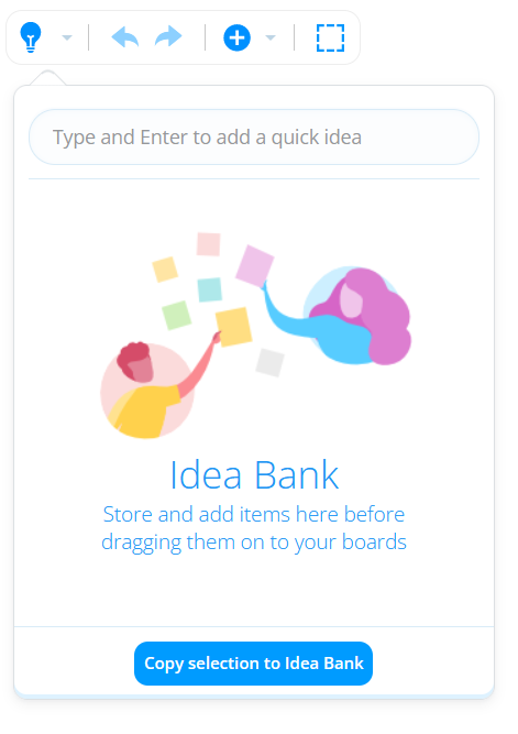 Capture your thoughts with AYOA's idea bank