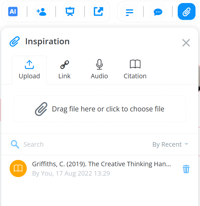 Adding citation references to Mind Maps