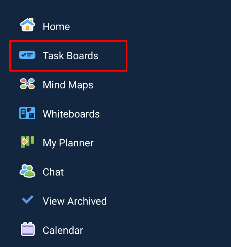 Creating a new Task Board (iOS and Android)