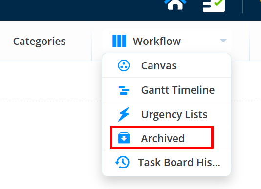 Archiving Tasks