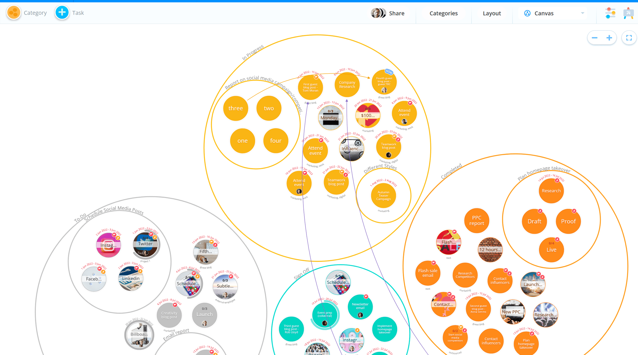 Choosing a colour for your project board and backgrounds