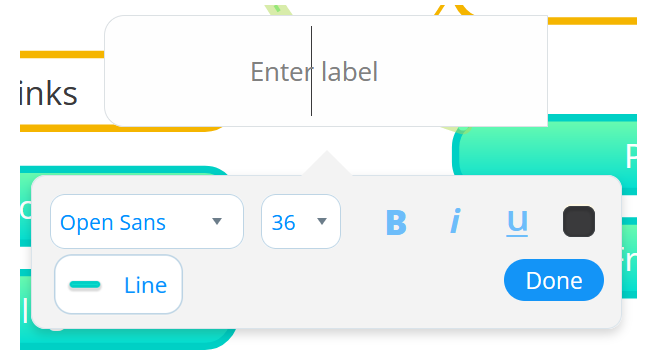 Relationship Arrows in Mind Maps