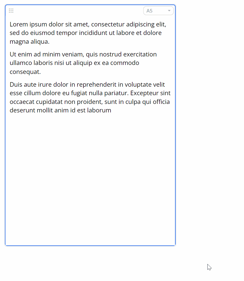 Creating an embedded document in AYOA Whiteboards