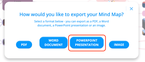 Exporting your Mind Map as a PowerPoint