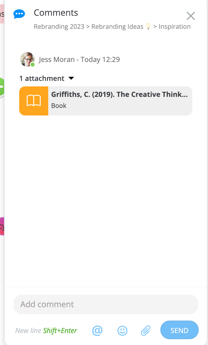 Adding a citation reference Mind Maps