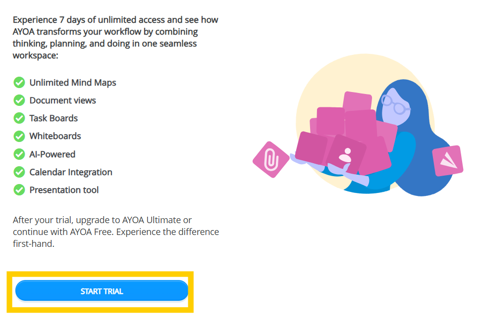 Activate your AYOA Free Trial!