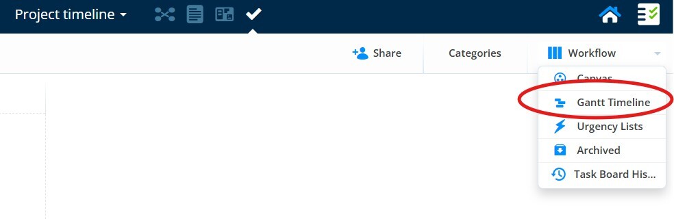 How to create a Gantt Timeline in AYOA